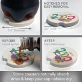 Thirstystone "Cat Lover" Single Absorbent Stone Car Coaster - Walmart.com