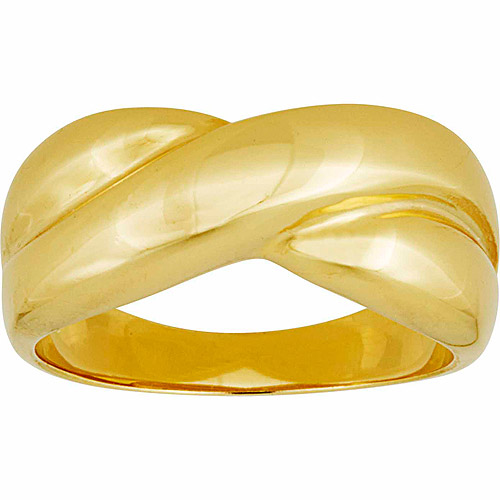 14kt Gold over Sterling Silver Free Form Ring - Walmart.com