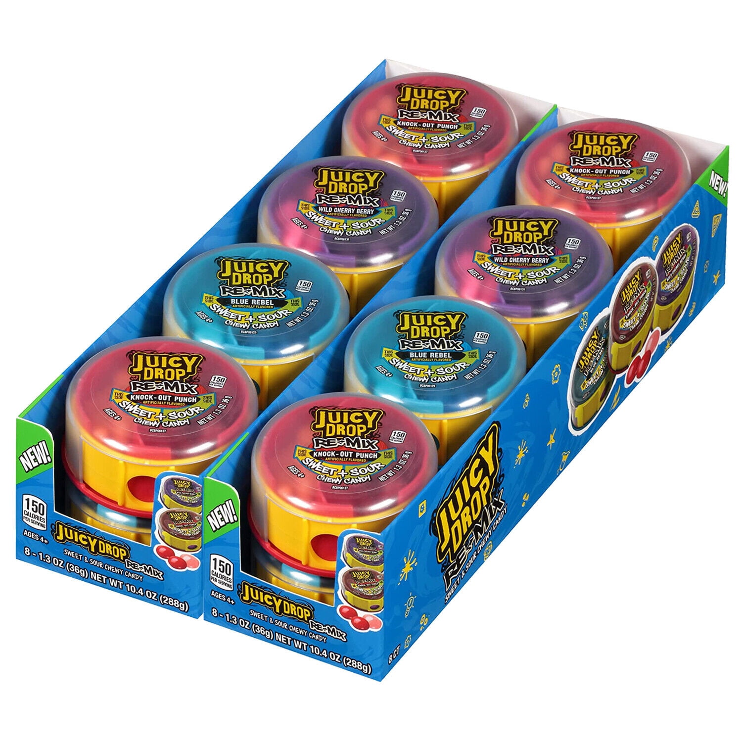 Juicy Drop Candy Gummy Summer Sweet & Sour Assorted Fruity Flavors (Re ...
