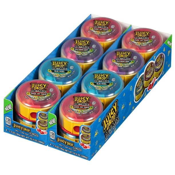 Juicy Drop Candy Gummy Summer Sweet & Sour Assorted Fruity Flavors (Re ...