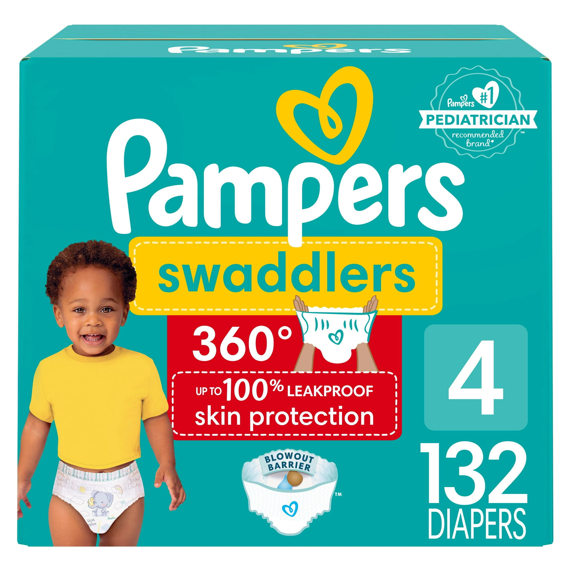 Click here for Pampers Diapers - Swaddlers 360° - Size 4  Up To 1... prices