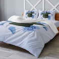 4 Piece Duvet Cover Set Queen, Graduation Cap Flowers Roses Soft ...