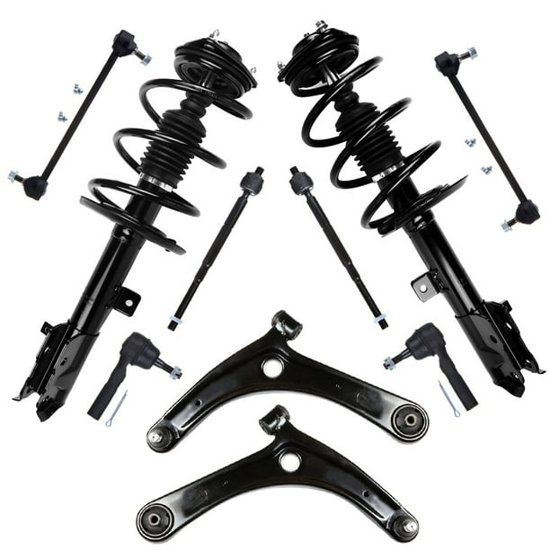 Eccpp Complete Struts Front Pair Strut Spring Assembly Shock Absorber