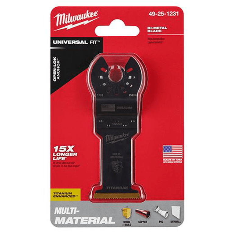 Milwaukee Multi Tool Accessories Milwaukee Tool OPEN-LOK 15PC Multi ...