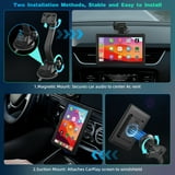 HOMPOW 7'' Wireless Apple CarPlay & Android Auto Car Display – Portable ...