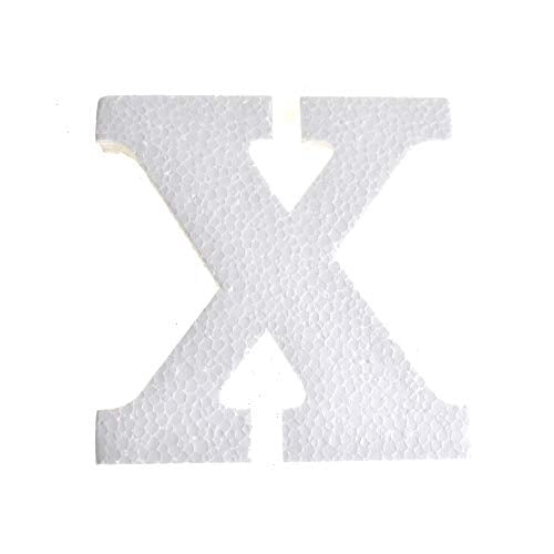 Homeford Craft EPS Foam Symbol Cut Out "X", 4-3/4-Inch, 12-Count ...