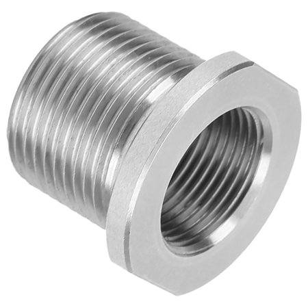 Ccdes Fuel Filter Adapter Stainless Steel Threaded Connector 1/2-28 To ...