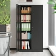 "STANI Large Locking Metal Storage Cabinet - 71"" Tall with 2 Doors, 4 ...