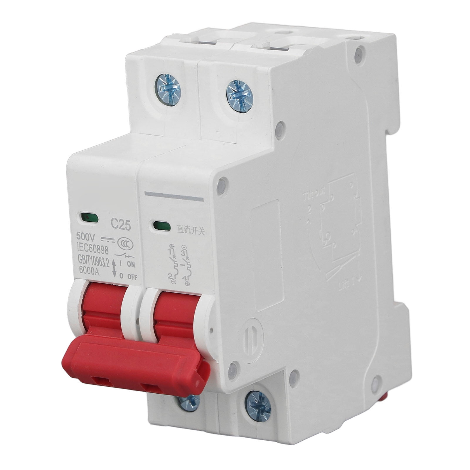 Disyuntor DC Bling Bling 2P 6000A Capacidad de corte instalación en ...