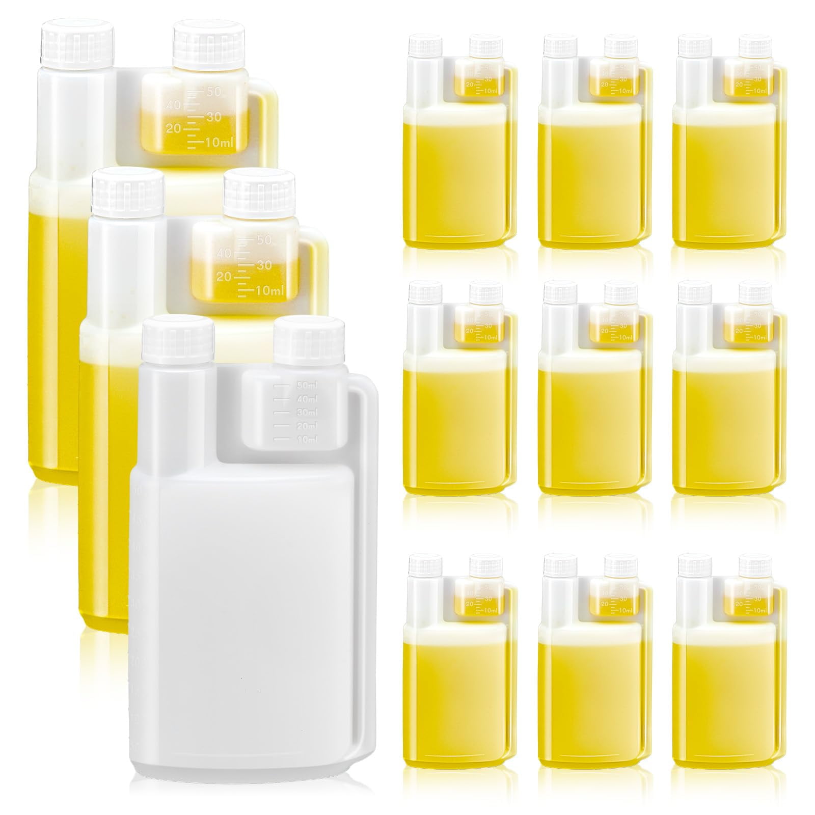 Click here for Lounsweer 12 Pcs Plastic Flask With Built In 1oz S... prices