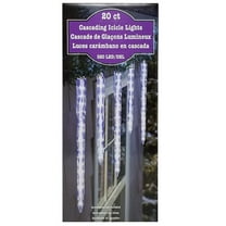 Christmas Decor: 20-Count LED Cascading Indoor/Outdoor Icicle Lights ...