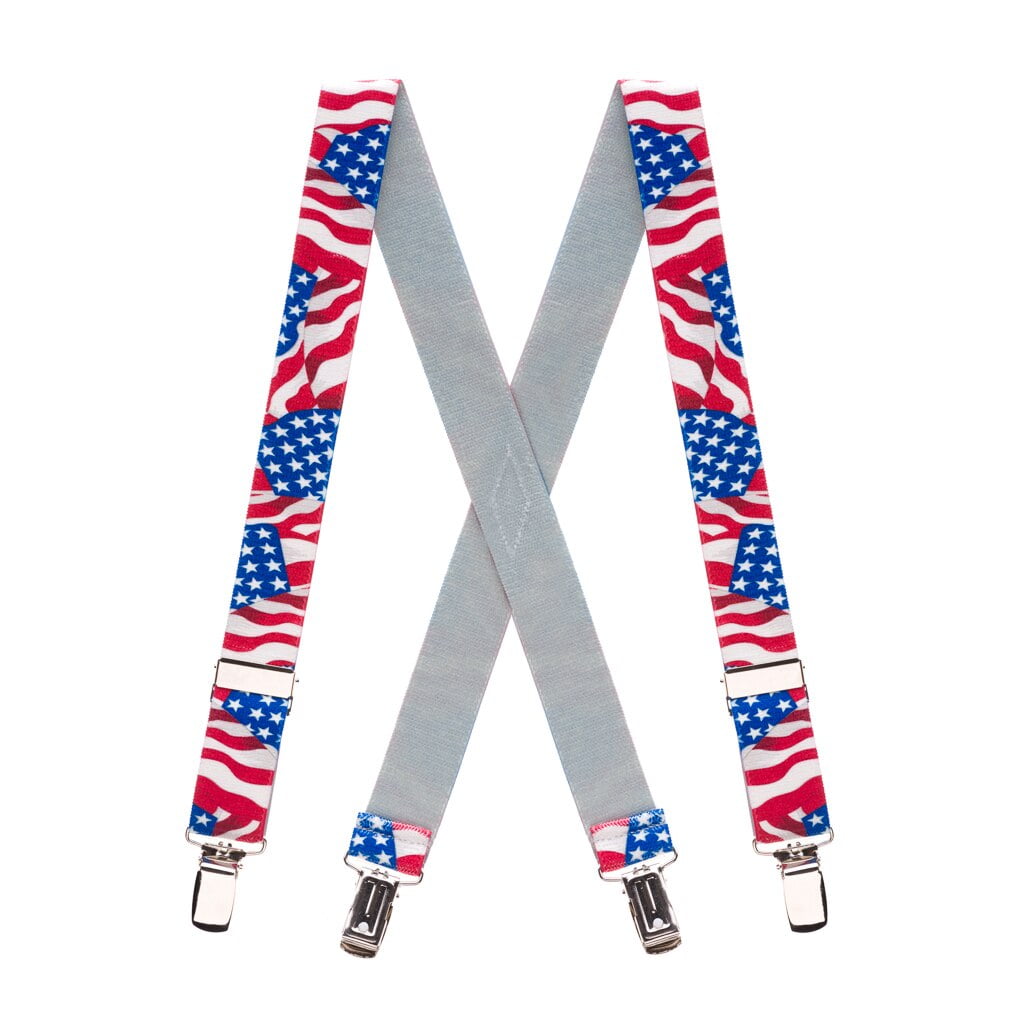 Suspender Store 36 IN Flag Suspenders for Kids - AMERICAN - Walmart.com
