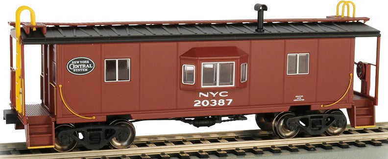 HO Bay Window Caboose w/Roof Walk New York Central - Walmart.com