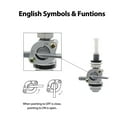 Fule Gasoline Generator Fuel Valve, On/Off Switch, Excellent ...