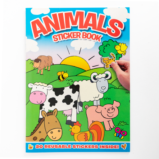Animal Sticker Book - Blue - 1 per pack - Walmart.com