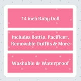 My Sweet Love Baby's First Day Pink Play Set, 10 Pieces, Featuring ...