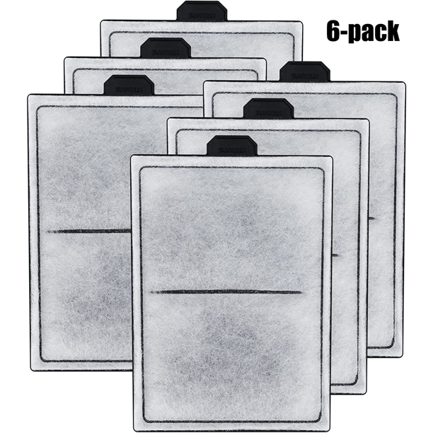 6 Pack PF-L Filter Cartridges for Top Fin Silenstream PF20, PF30, PF40 ...