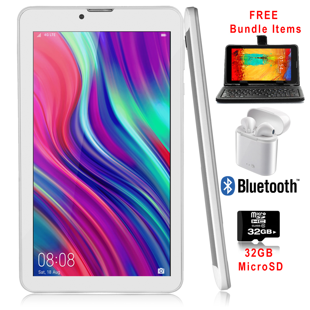 Indigi® 7" 4G LTE Factory GSM Unlocked 2-in-1 Android Pie SmartPhone ...