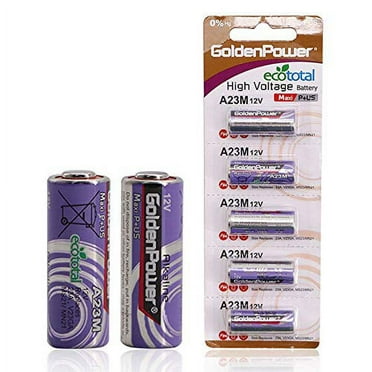 A23 12V Alkaline 23-A replacement battery 23AE GP - 5 Pack - Walmart.com