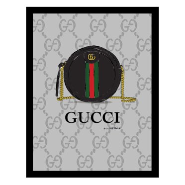 High Fashion Designer Handbag Framed Print - Walmart.com