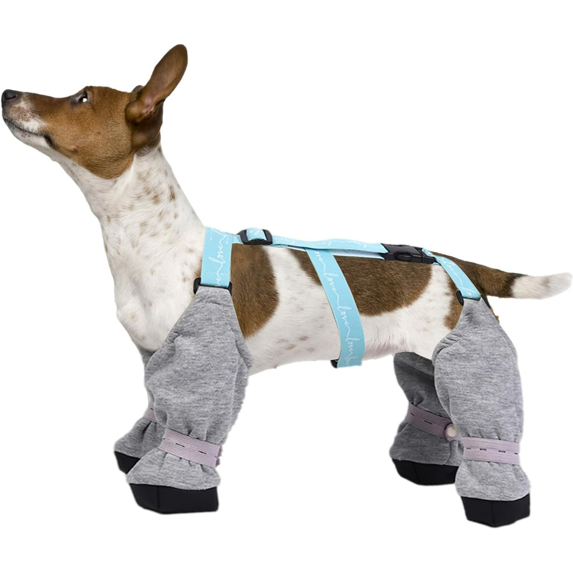 Click here for Hahdaxia Dog Boots With Suspenders Winter Snow Sus... prices
