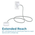 Philips Grounded Plug with Braided Cord, 6 Ft Long Power Cable, ON/Off ...