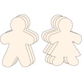 Kid Shape Set Single Color Super Cut-Outs- 8” x 10” - Walmart.com