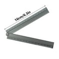 Folding Straight Rulers 30cm Aluminum Protractors Foldable Angles Tool ...
