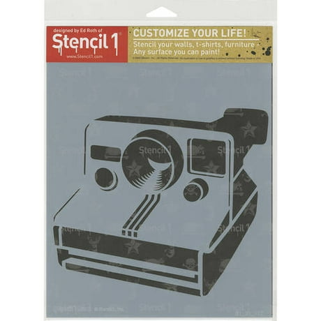 Stencil1 8.5"X11" Stencil-Polaroid