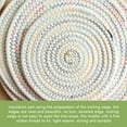 Round Cotton Placemats-9.8/15" Boho Style Table Placemats for Home ...