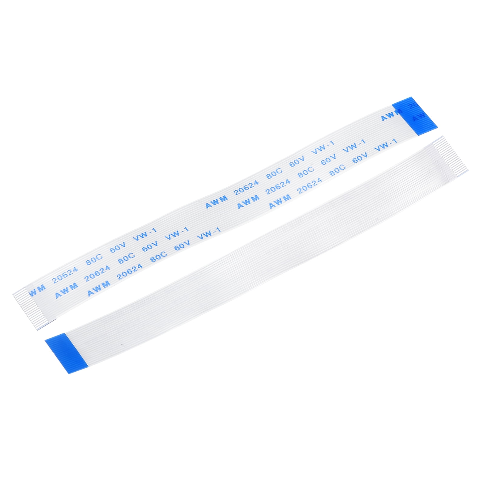 Uxcell FFC Ribbon Flat Flexible Cable 20 Pin 0.5mm 100mm (B Type) for ...