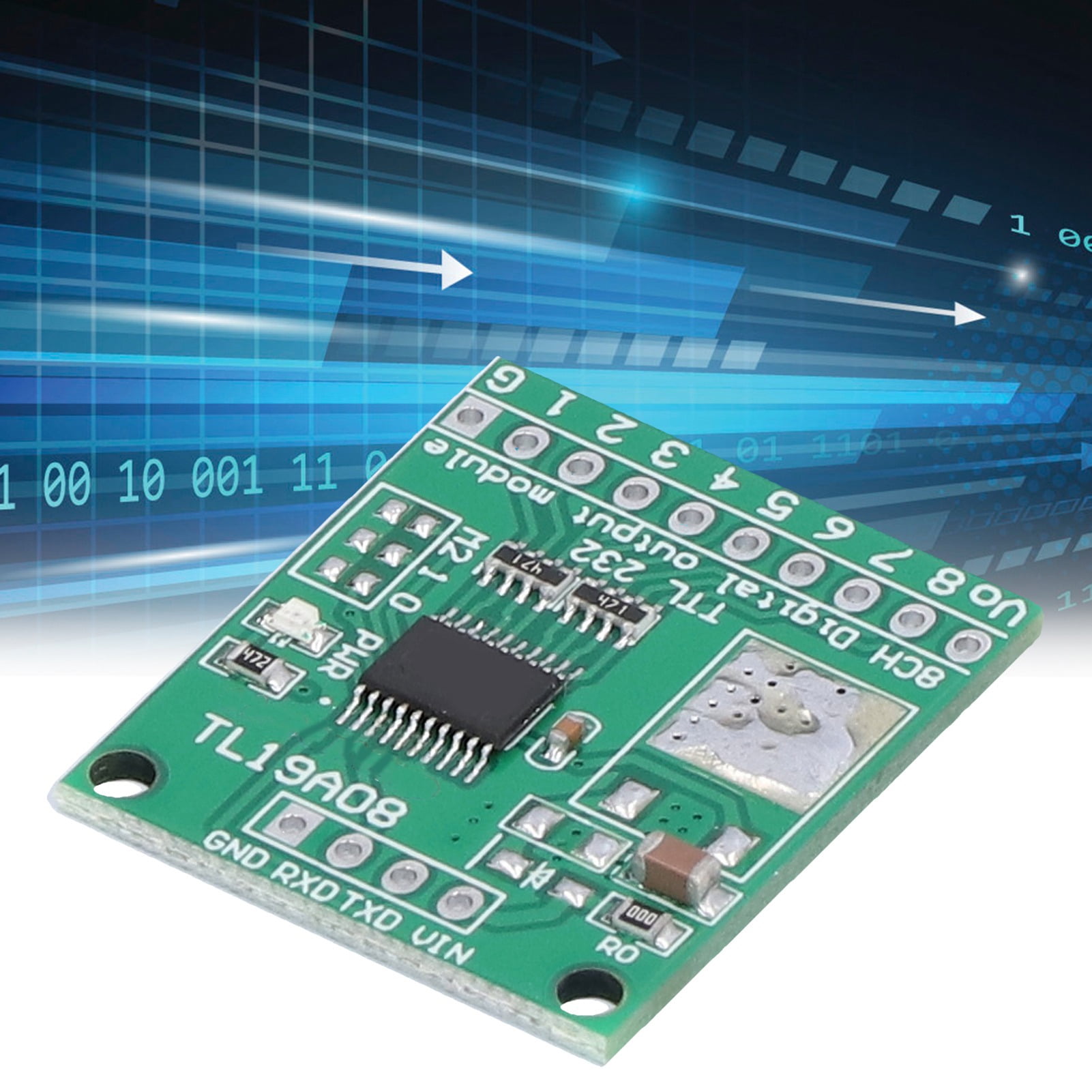 Buy EBTOOLS Control Module IO 8ch RTU UART TTL232 Controller Board ...