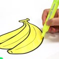 BAZIC Kids Bright Colored Washable Fruit Scented Markers, 10 Colors ...