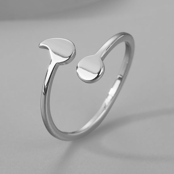 Dot & Comma Ring Mini Dot Stainless Steel Ring Semicolon Minimalist ...