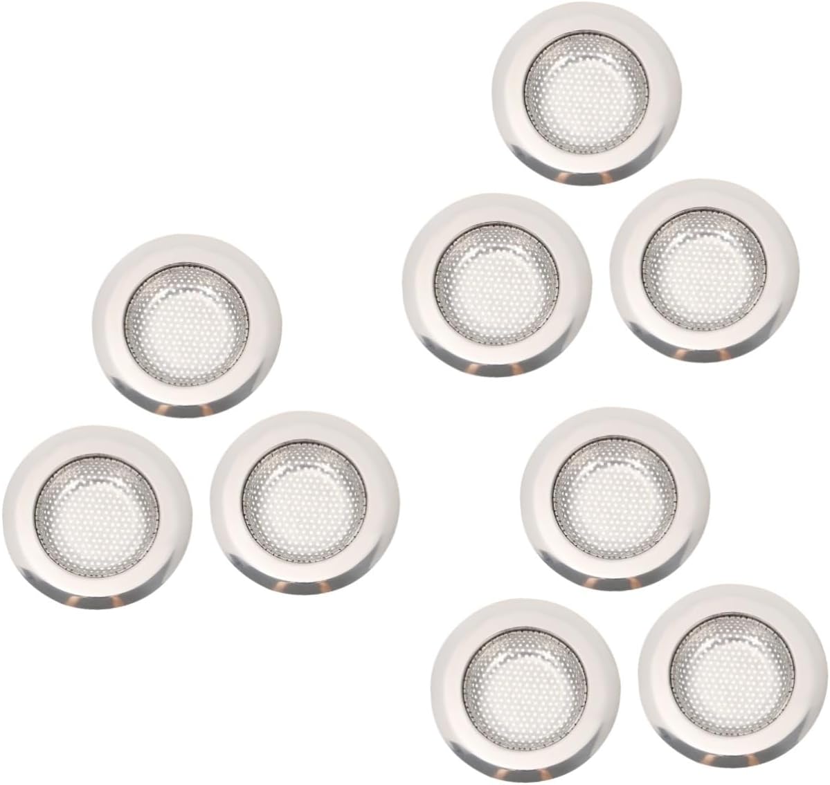 9 Pcs Sink Filter Tub Drain Plug Stainless Sink Stainless Steel ...