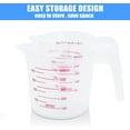 2 Pack Measuring Cup Set, Includes 250Ml (1-Cup), and 500Ml (2-Cup ...