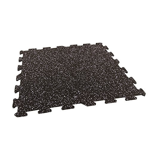 IncStores 6mm Thick Energy Rubber Interlocking Floor Tiles | Large ...