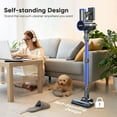 YOMA Cordless Vacuum Cleaner, 6-in-1 Rechargeable Stick Vacuum, 60min ...