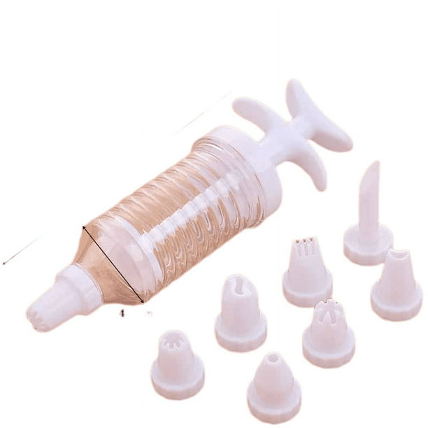 Icing Syringe Mold Cake Decorating Piping Cream Syringe Tips Set ,1 Set ...