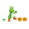 Nintendo Super Mario 4 inch Action Figure - Green Yoshi with Egg - Wave ...