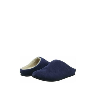 Fit Flop Women's Chrissie Shearling Tumbled Tan Suede Slipper - 10M ...