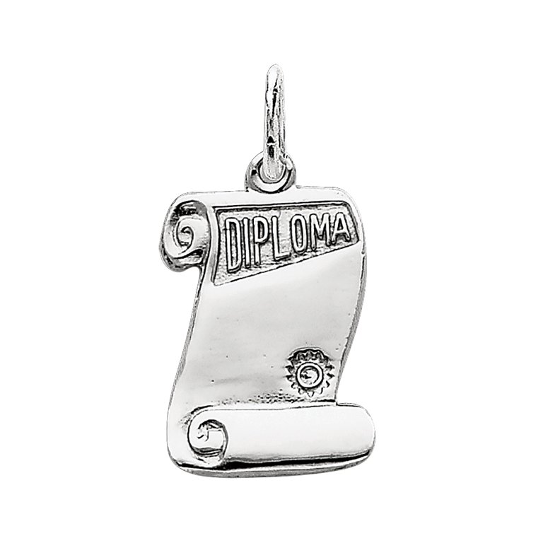 Silver Diploma Charm