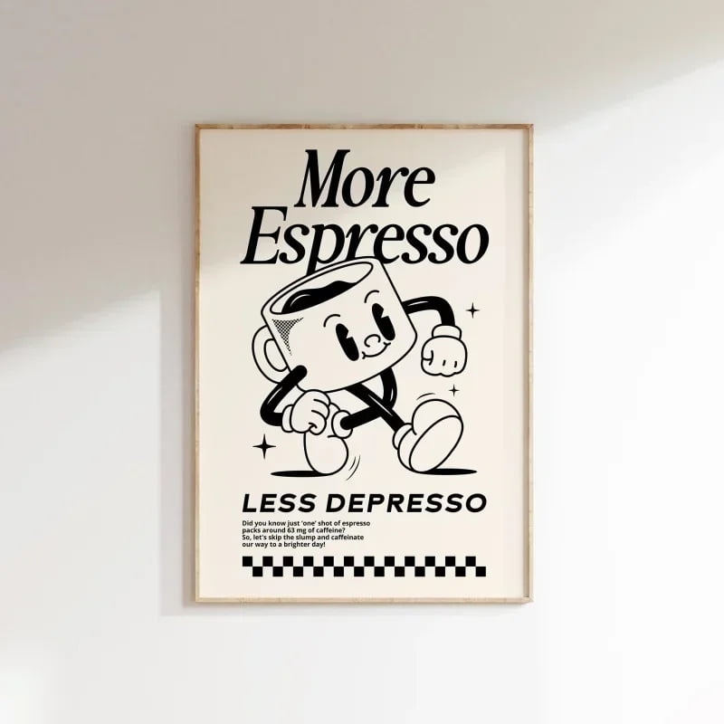 Click here for Nobrand More Espresso Less Depresso Wall Art  Coff... prices