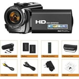 Free Shipping! brewene Video Camera Camcorder for Youtube, FHD 1080P ...
