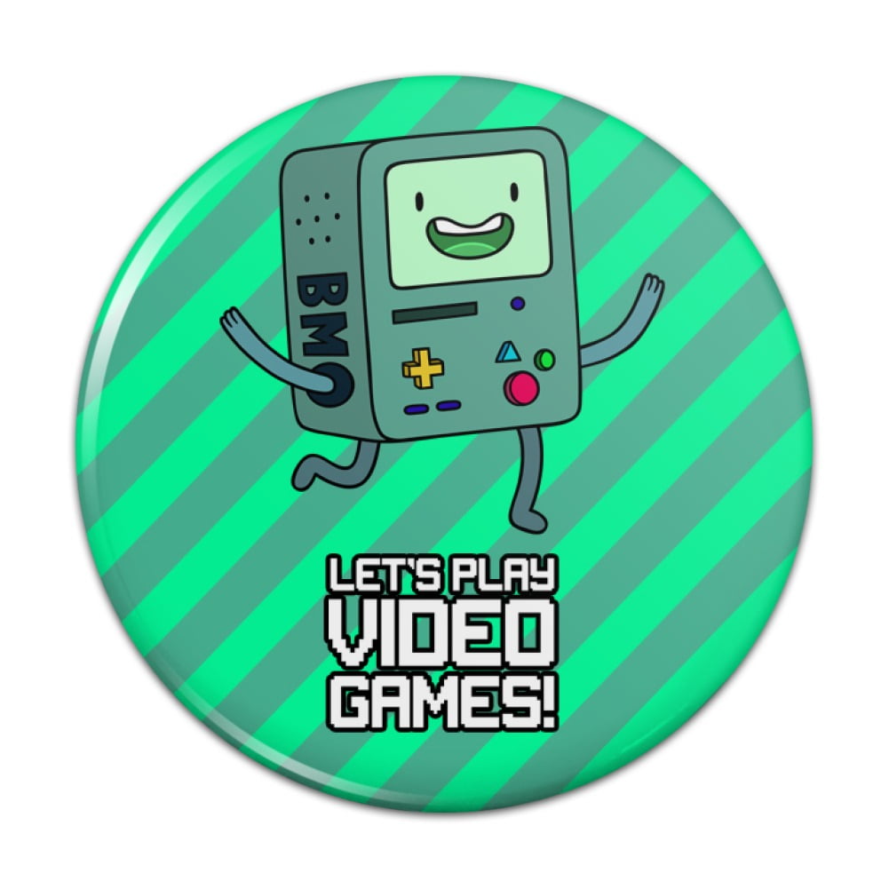 Adventure Time BMO Play Video Games Kitchen Refrigerator Locker Button ...
