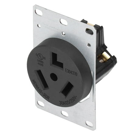 Power Socket, 30A 125V 250V Receptacle Outlet Wide Application For ...