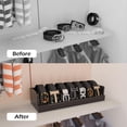 Belt Storage Organizer Box - Bamboo Belt Organizer for Closet | Wooden ...
