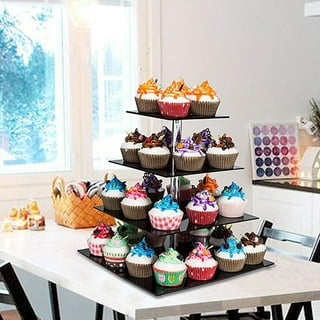 Deco Home Small Two Tier Adjustable Pastry Stand - Walmart.com