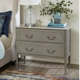 Dover Traditional Two Drawer Accent Chest, Distressed Gray - Walmart.com
