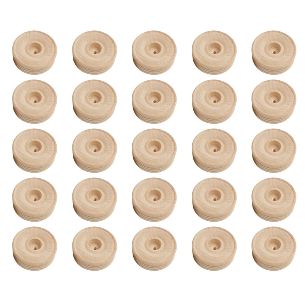 32PCS Handicraft Use Wood Wheel Craft Model Car Plaything Use Small ...